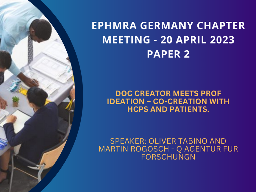 EPHMRA Germany Chapter Meeting - Paper 2 | EPHMRA